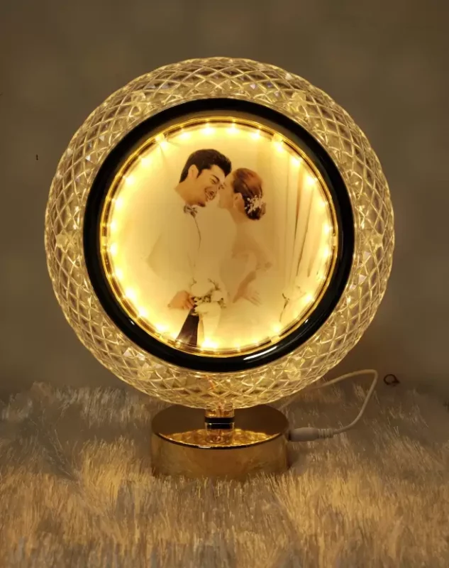 Premium Round Shaped Photo lamp – Photo Printing Solution